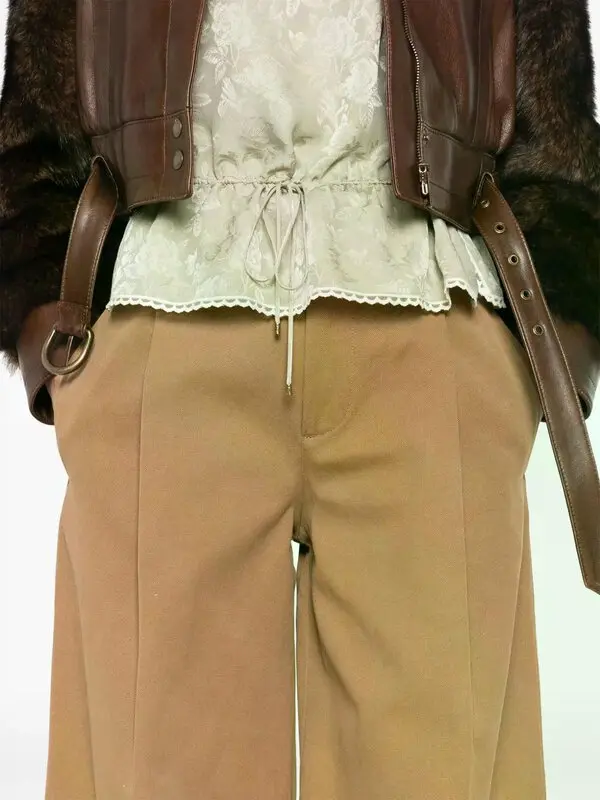 Chloé Buttoned Trousers - Brown