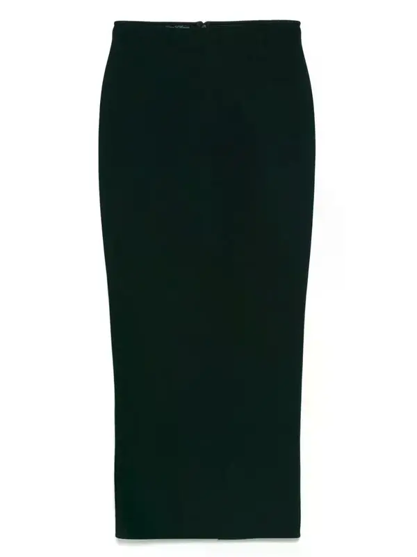 HERVE L. LEROUX Bandage Ankle Length Column Skirt