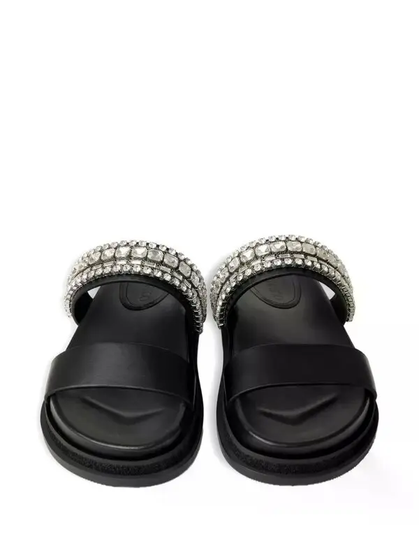 JIMMY CHOO Jadi Flat Sandals - Black
