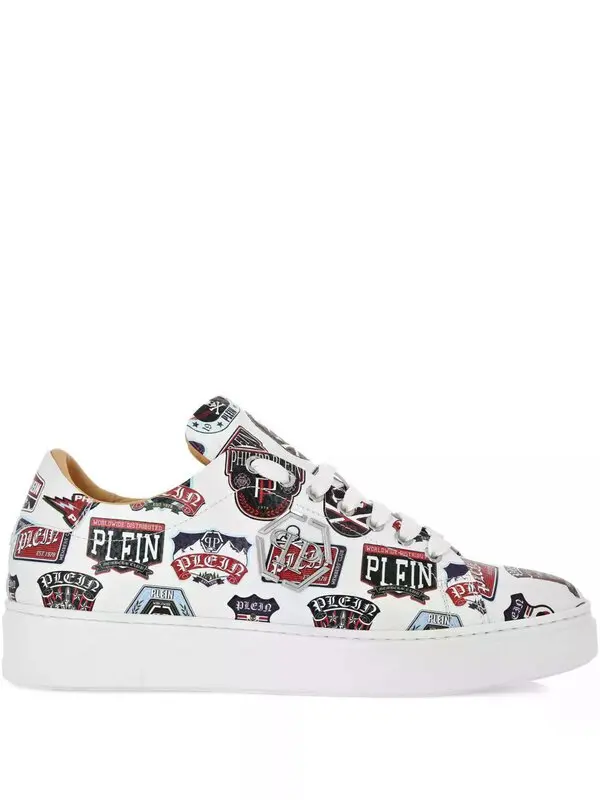 Philipp Plein Carson Patches Low-top Sneakers - White