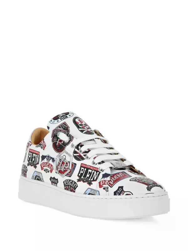 Philipp Plein Carson Patches Low-top Sneakers - White