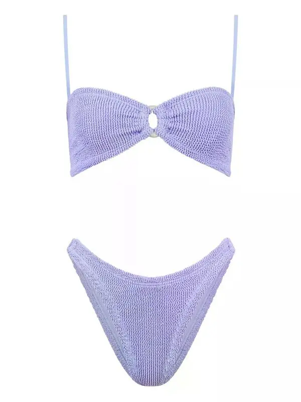 Hunza G Misty Crinkle Bikini - Purple