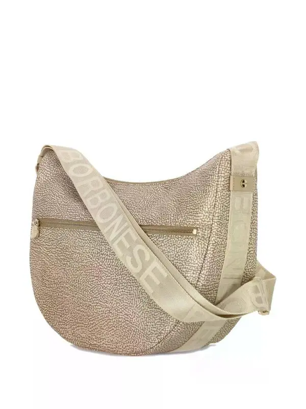 Borbonese Medium Luna Shoulder Bag - Neutrals
