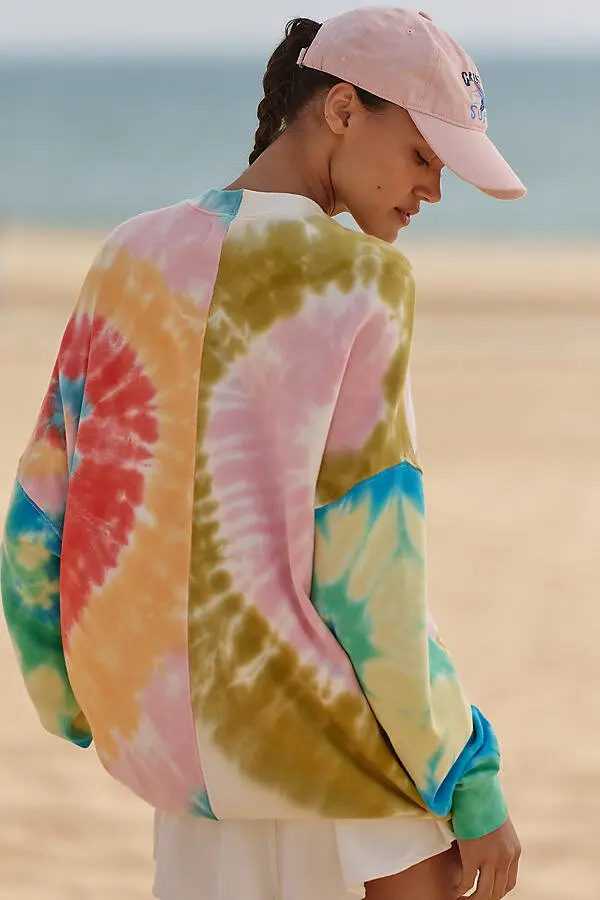 Electric & Rose Tie-dye Pullover Sweatshirt