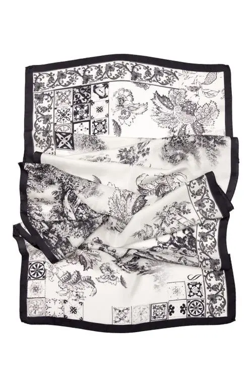 ELIZABETTA Toilelong Silk Scarf For