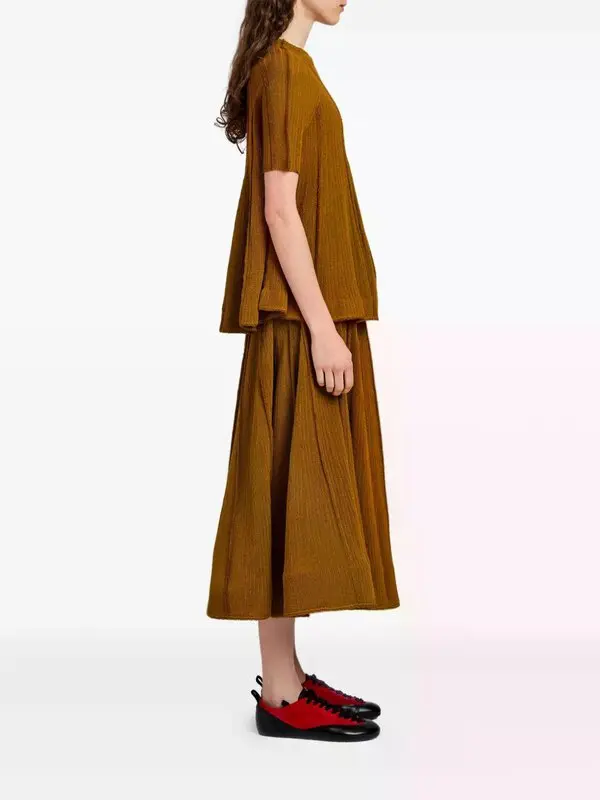 Proenza Schouler Tavia Midi Skirt - Brown