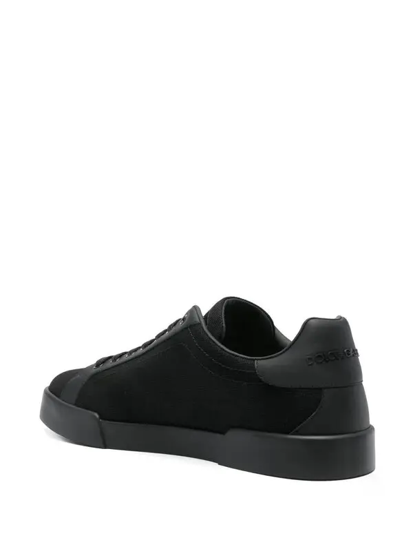 Dolce & Gabbana Logo-patch Sneakers - Black