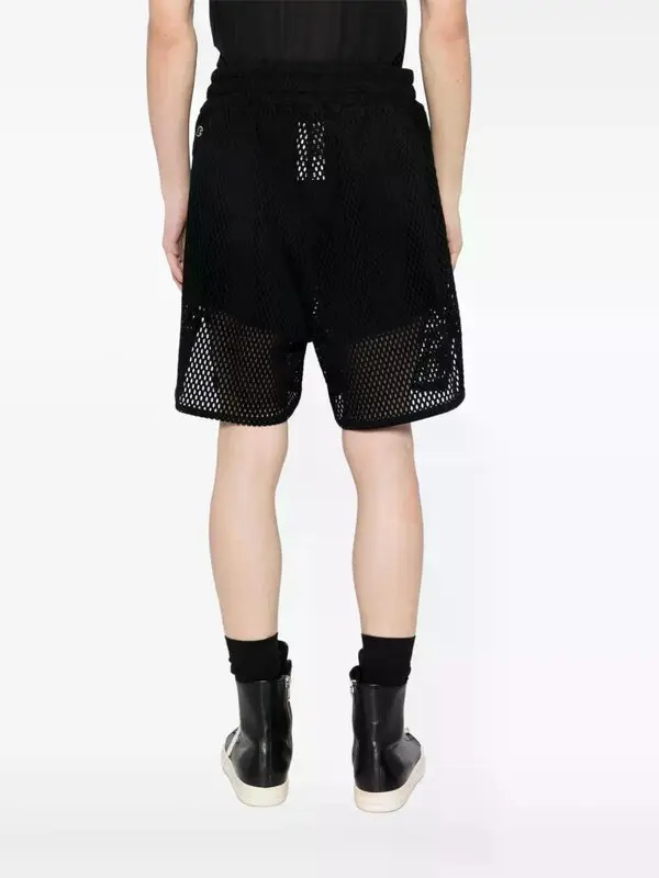 Rick Owens Cotton Drop-crotch Shorts - Black