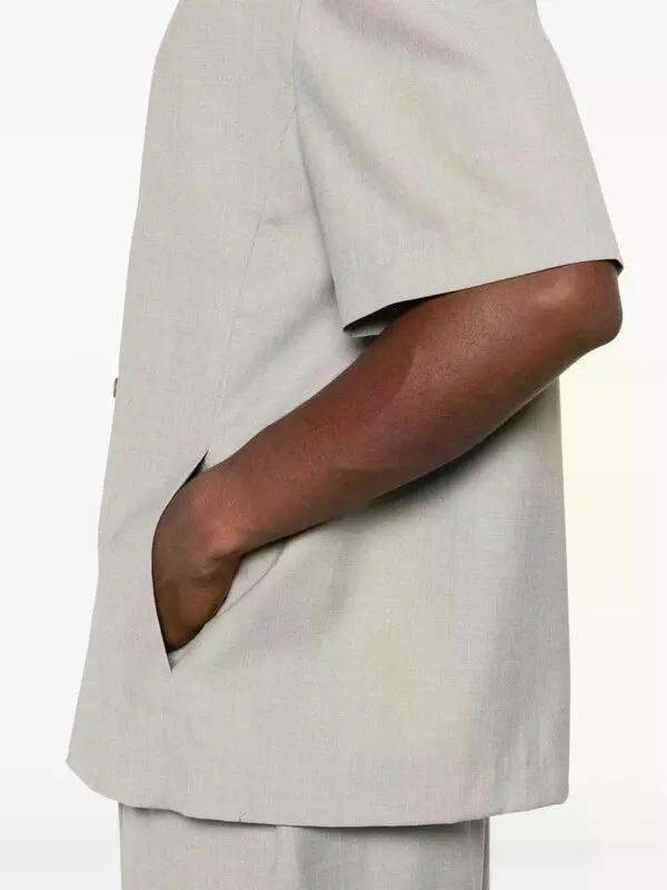 AMOMENTO Button-down Shirt - Grey