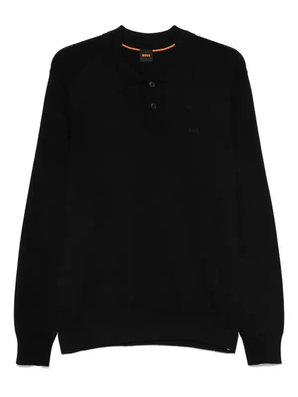 BOSS Cotton-blend Polo Shirt - Black