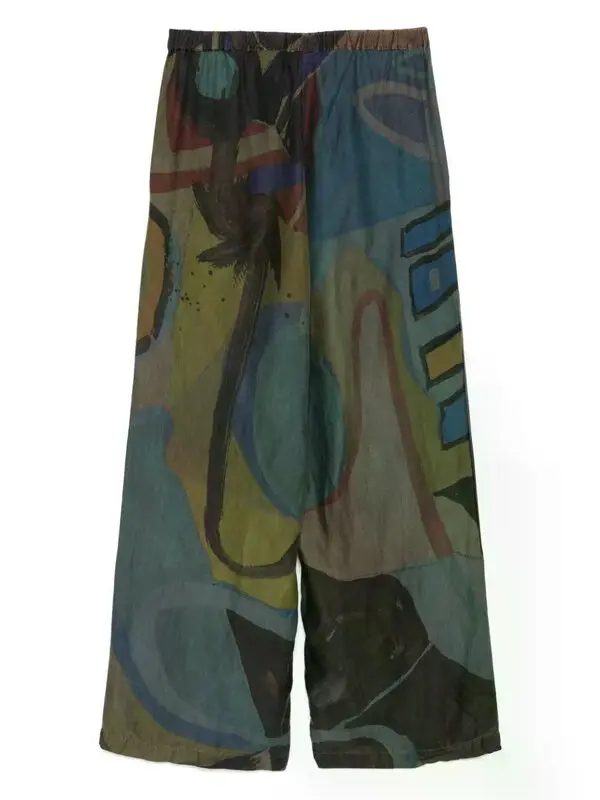 STAIN SHADE Graphic-print Trousers
