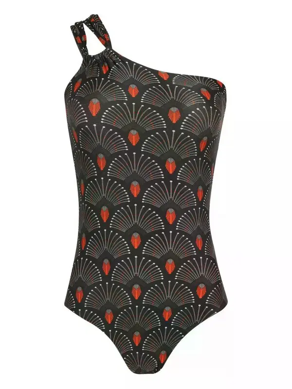 LYGIA & NANNY Miusha One-shoulder Swimsuit - Grey