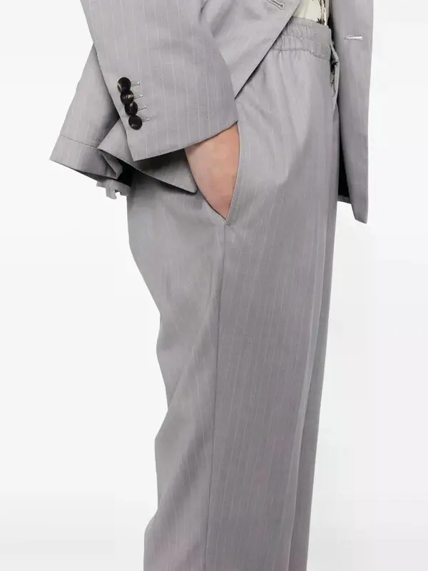 Kiton Pinstripe Suit - Grey
