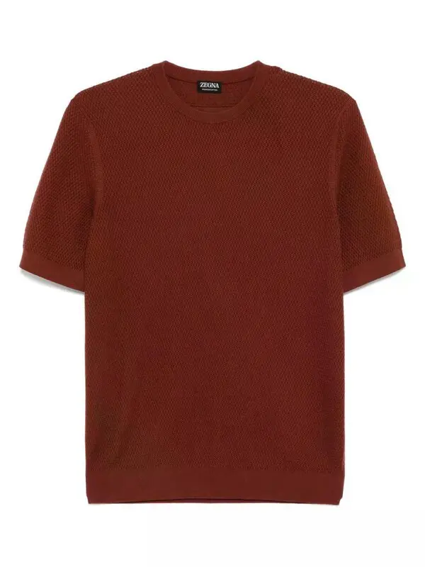 Zegna Cotton T-shirt - Brown