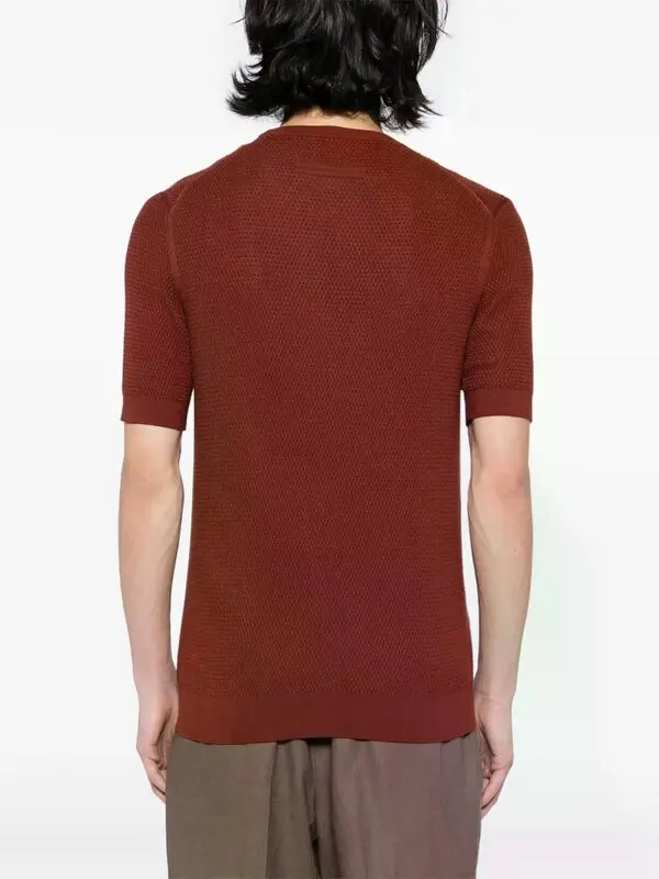 Zegna Cotton T-shirt - Brown