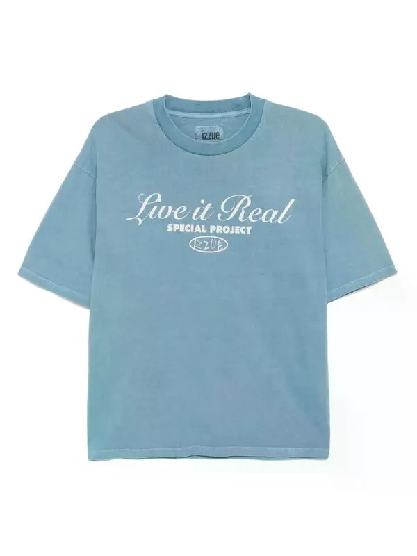 Izzue Graphic-print T-shirt - Blue