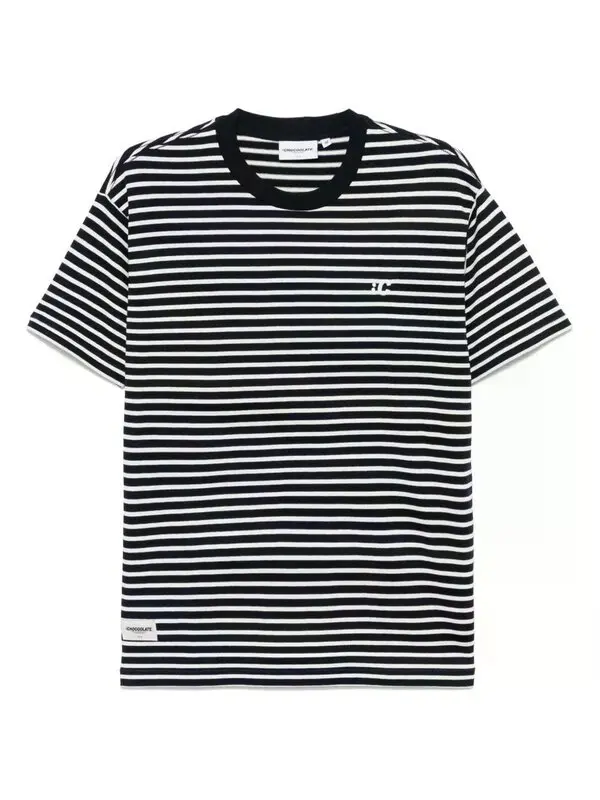 CHOCOOLATE Logo-embroidered T-shirt
