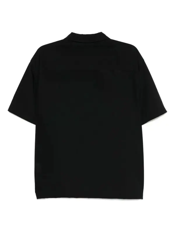 Izzue Logo-patch Shirt - Black