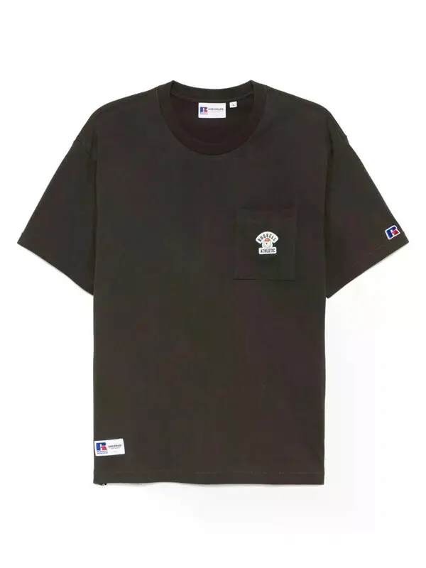 CHOCOOLATE X Russell Athletic Logo-patch T-shirt