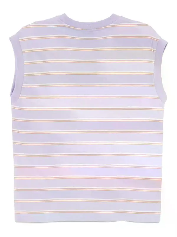 CHOCOOLATE Striped Tank Top - Purple