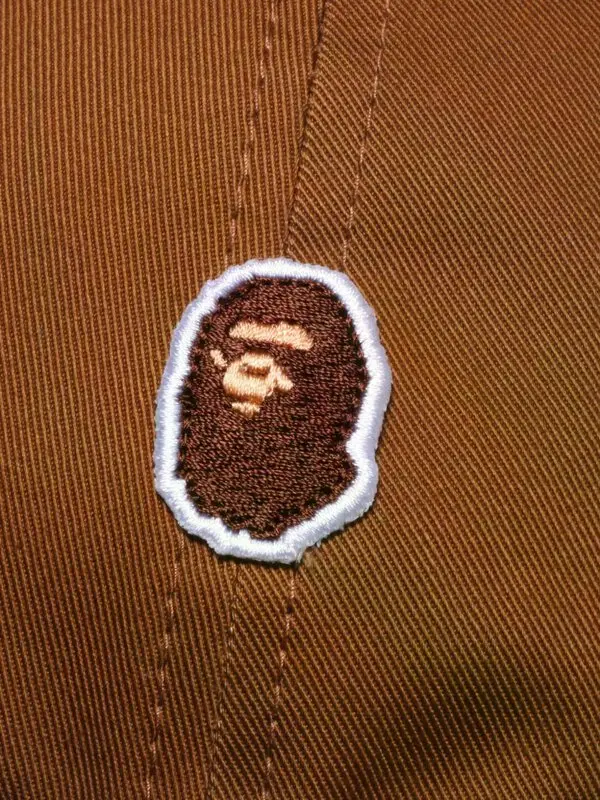 A BATHING APE Logo-embroidered Baseball Cap - Brown