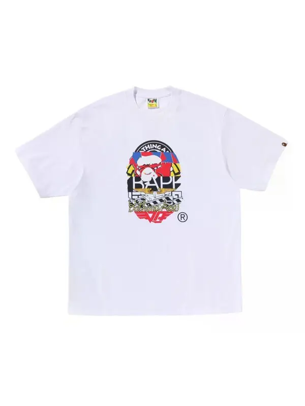 A BATHING APE Graphic-print T-shirt - White