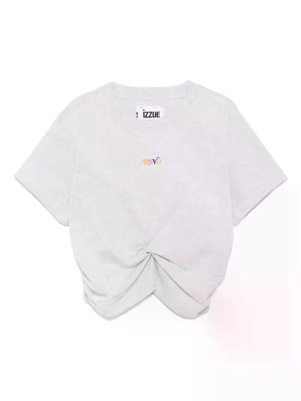 Izzue Knotted T-shirt - Grey