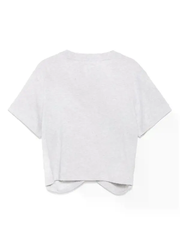 Izzue Knotted T-shirt - Grey