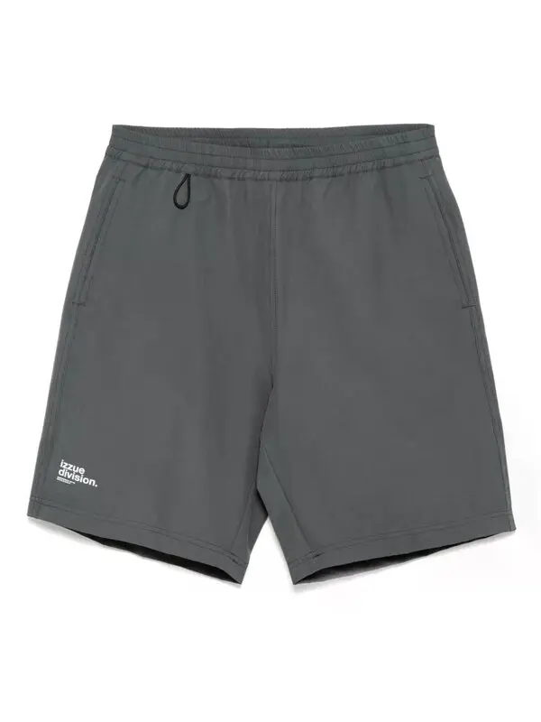 Izzue Logo-printed Shorts - Grey