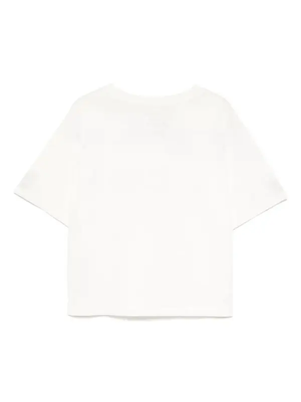Izzue Logo-print T-shirt - Neutrals