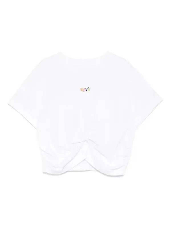 Izzue Knotted T-shirt - White