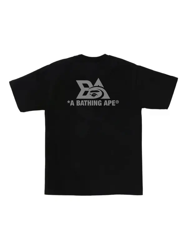 A BATHING APE Graphic-logo T-shirt - Black