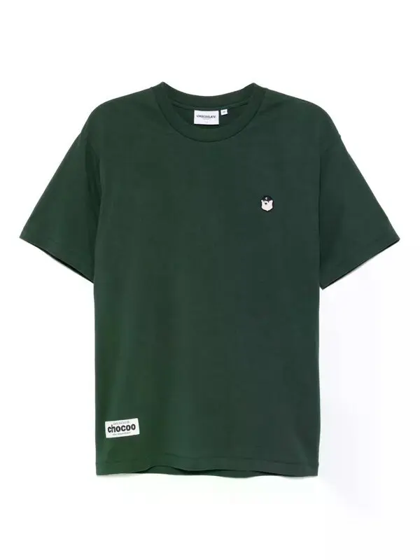 CHOCOOLATE Logo-patch T-shirt - Green
