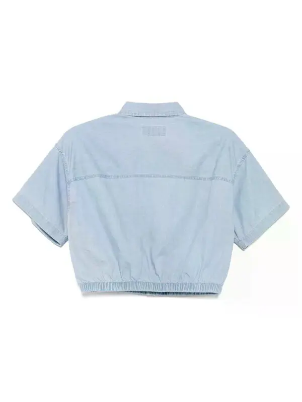 CHOCOOLATE Logo-embroidered Shirt - Blue