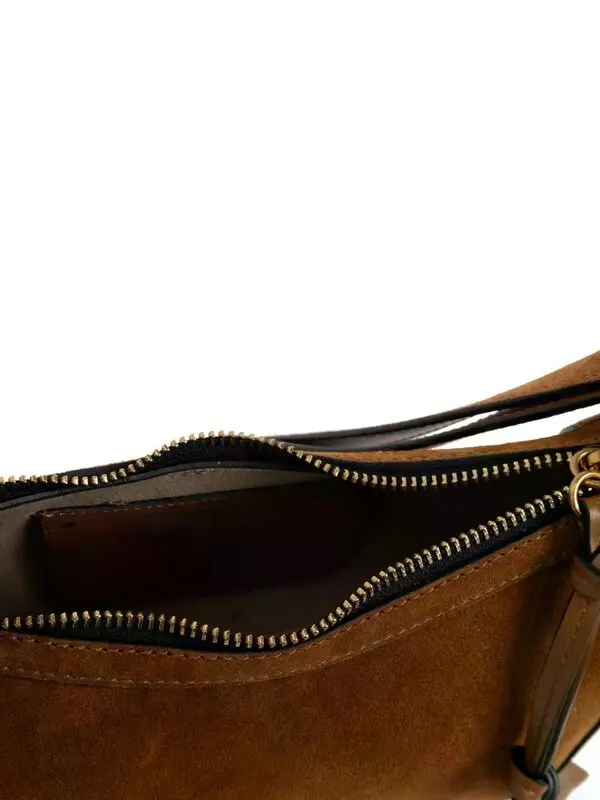 Isabel Marant Étoile Oskan Moon Suede Shoulder Bag - Brown