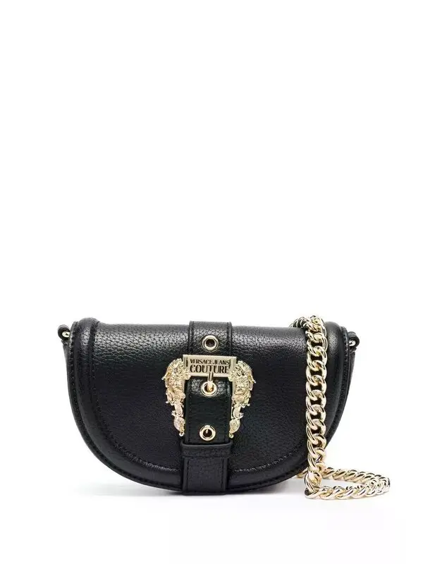 Versace Baroque Buckle-detail Shoulder Bag