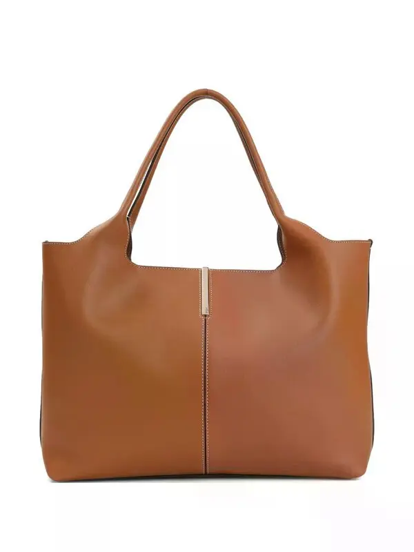 TOD'S Leather Tote Bag - Brown