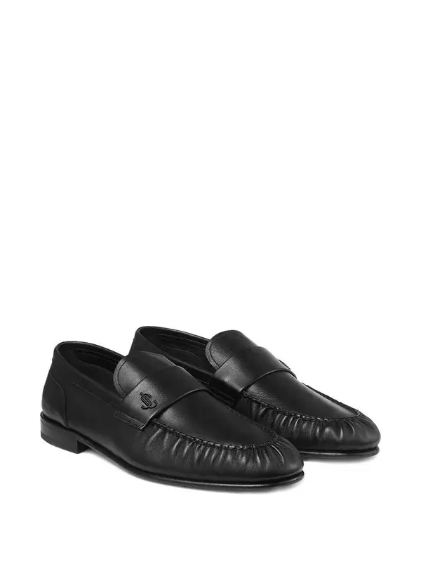 JIMMY CHOO Ellis Loafers - Black