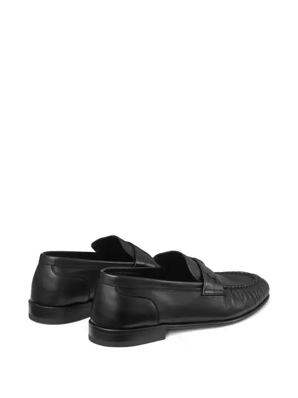 JIMMY CHOO Ellis Loafers - Black