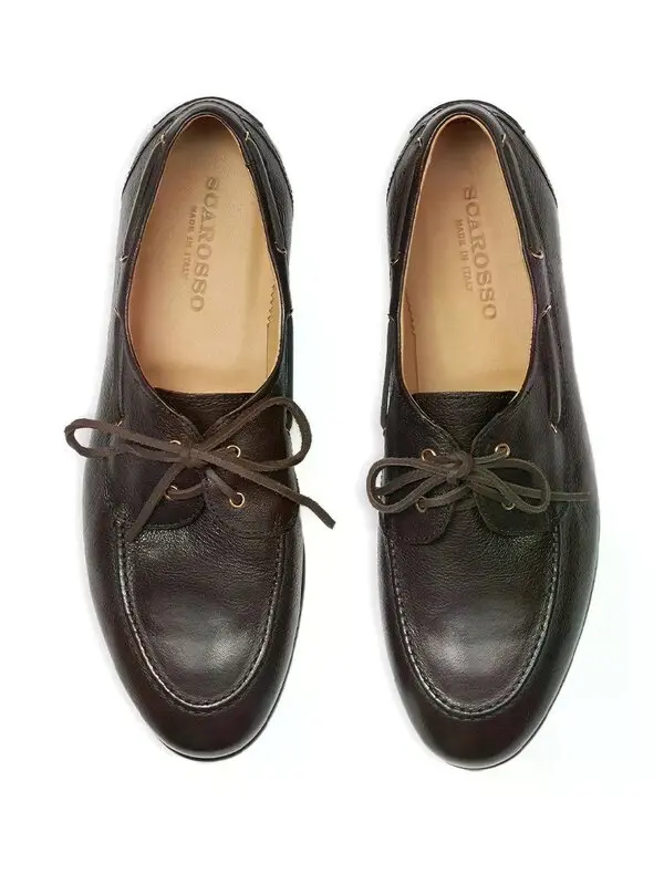 SCAROSSO Ginevro Loafers - Brown
