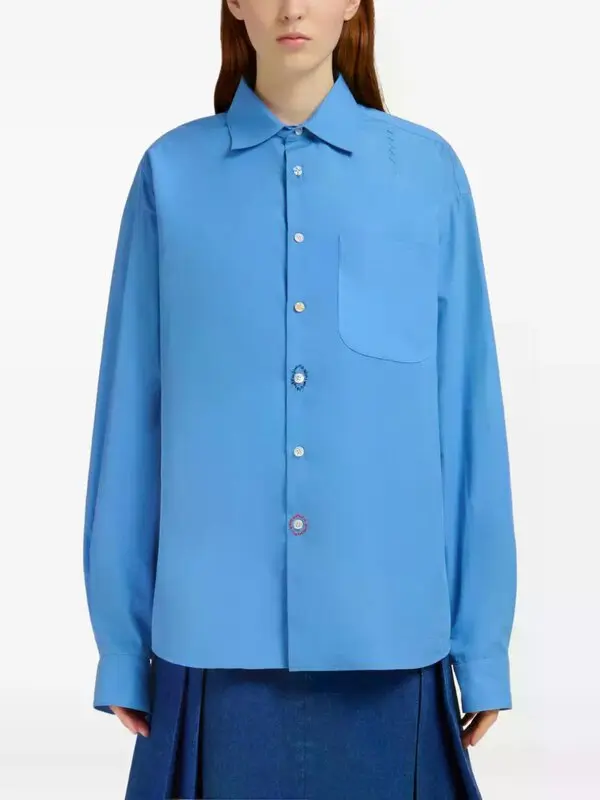 Marni Button-up Long-sleeve Shirt