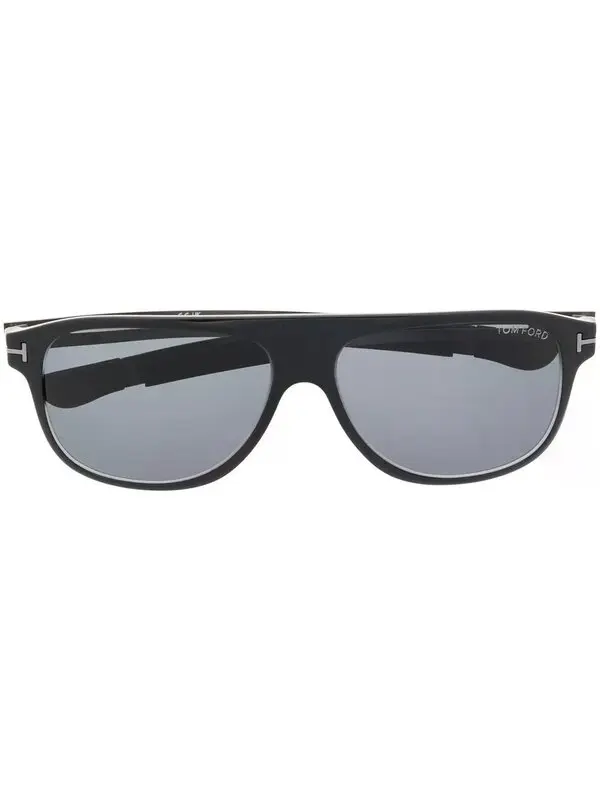 TOM FORD Square-frame Straight Sunglasses - Black