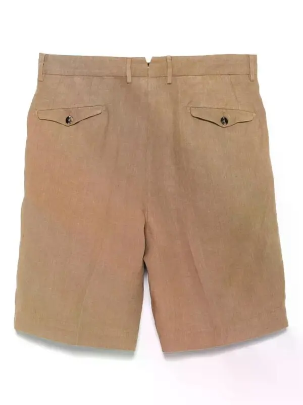 DELL'OGLIO Linen Shorts