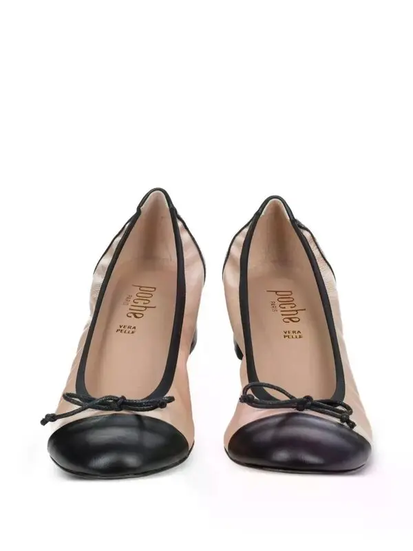 POCHE PARIS Leather Pumps
