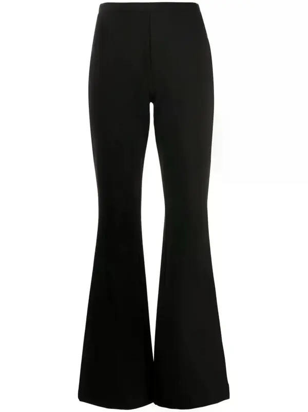 Diane Von Furstenberg Gregory Flared Trousers - Black