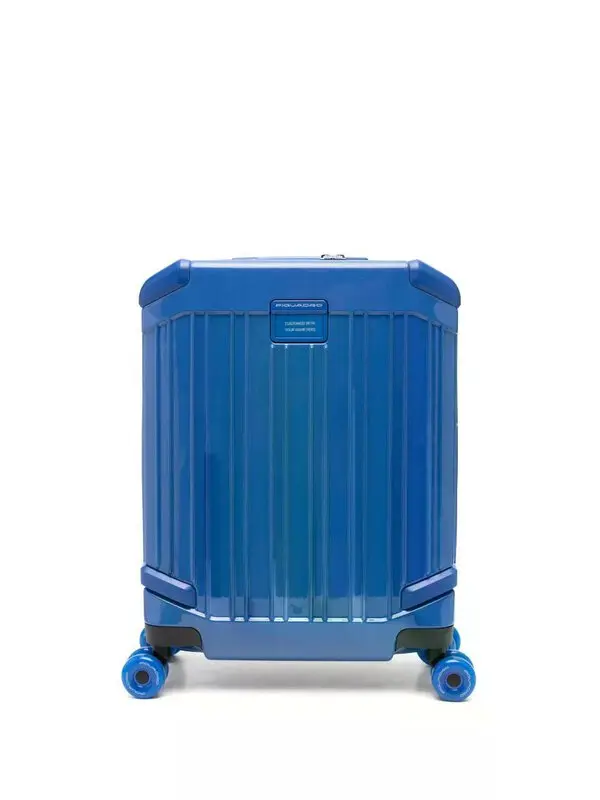 PIQUADRO Four-wheel Cabin Suitcase - Blue