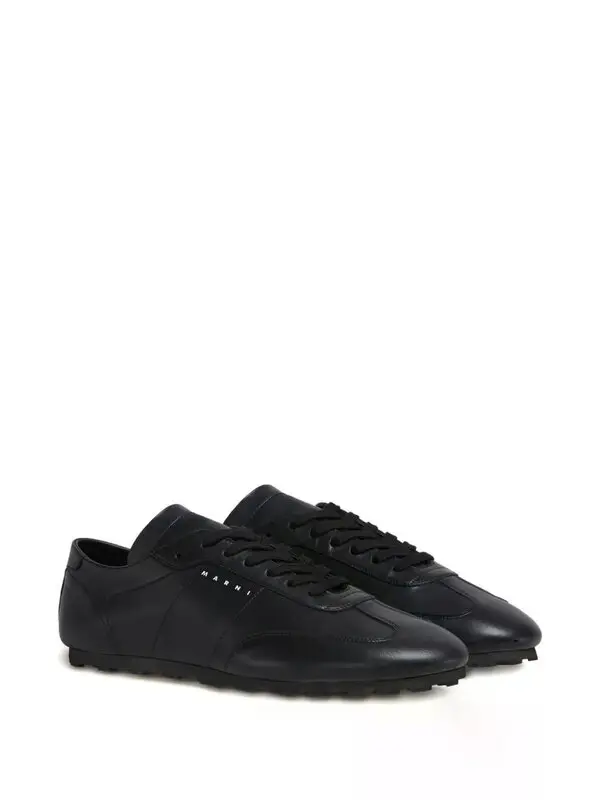 Marni Lace-up Athletic Sneakers - Black