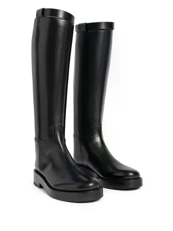 ANN DEMEULEMEESTER Knee-high Biker Boots