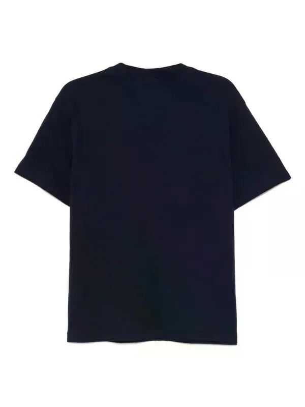 CHOCOOLATE Logo-patch T-shirt - Blue