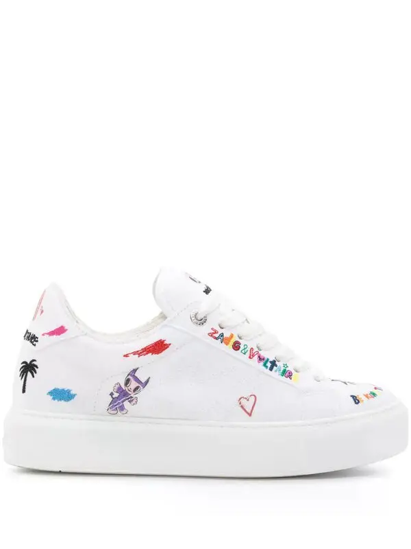 Zadig&Voltaire La Flash Flatform Sneakers